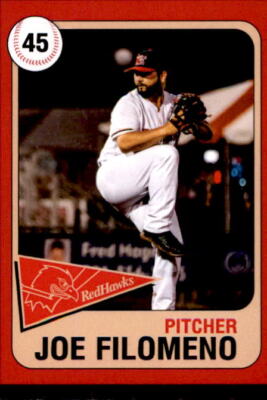 2019 Fargo-Moorhead RedHawks Team Issue 10 Joe Filomeno Justice ...