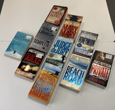 James Patterson, Patricia Cornwell Thriller book lot Of 10 | eBay