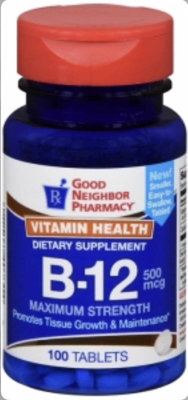 GNP Vitamin B-12, 500 Mcg Tablets, 100 Count FAST FREE SHIPPING! | eBay