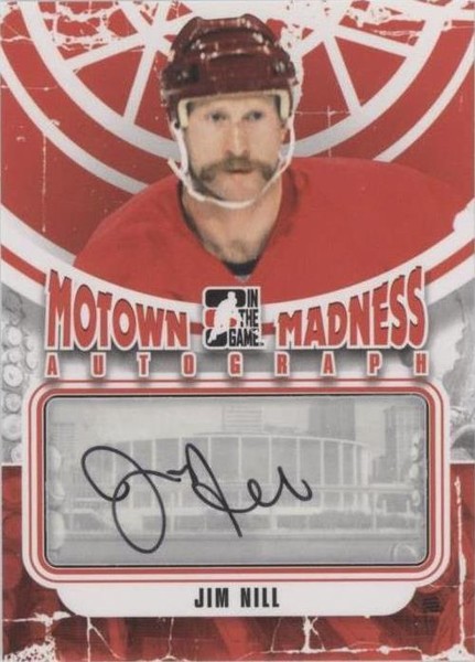 2012-13 In the Game Motown Madness - Autographs #A-JN Jim Nill (AU) for ...