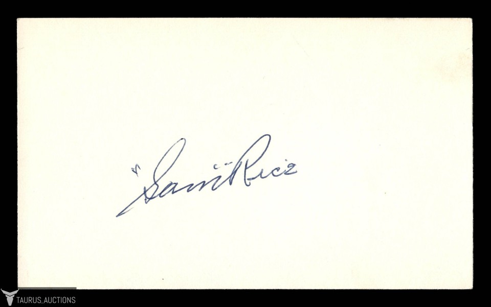 Baseball HOF Signed Index Card Lot - Pie Traynor - Lefty Grove - Ford ...