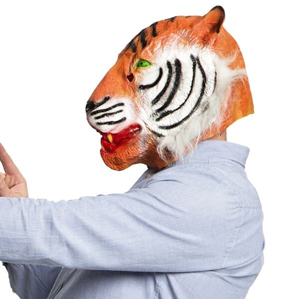 Fancy Dress, Costume Tiger Head Mask | eBay UK