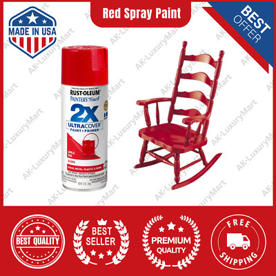 Rustoleum Gloss Apple Red Spray Paint 12 Oz. 2x Ultra Cover | eBay