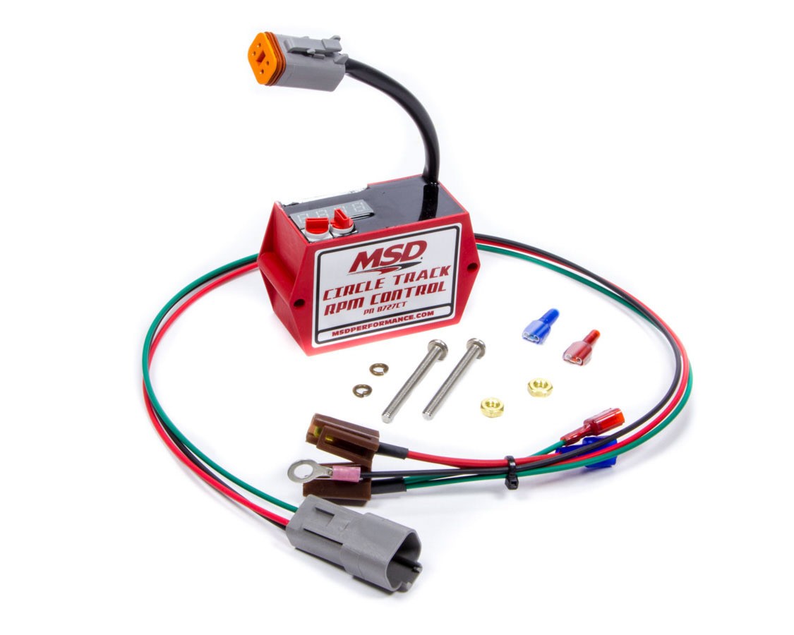Msd Ignition 8727CT, One Red Hei Digital Rev Limiter Soft-Touch ...