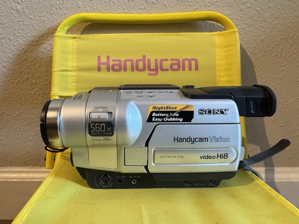 Sony Handycam CCD-TRV118 NTSC Tape Hi8 Camcorder w/Nightshot TESTED ...