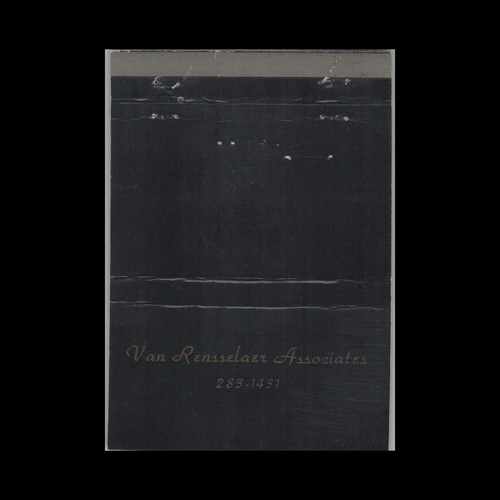 Matchbook Cover Van Rensselaer Associates NY | eBay