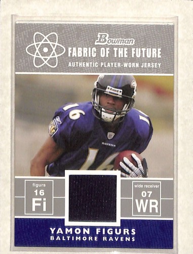 2007 Bowman Fabric of the Future #FF-YF Yamon Figures Jersey Relic NM ...