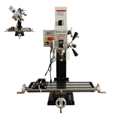 Precision Milling and Drilling Lathe Machine Tool 110V Mill Lathe ...