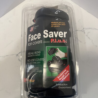Face Saver Plus, Head Covers Black, NEW, Set of 8, #2-9, made USA, RH ...