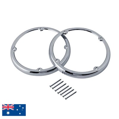Chrome Rear Speaker Trim Harley Tour Pak Touring Electra Tri Glide ...