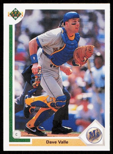 1991 Upper Deck Dave Valle Seattle Mariners #595 | eBay