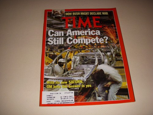 TIME Magazine, October 29, 1990, GM SATURN, BOB KERREY, LEONARD ...