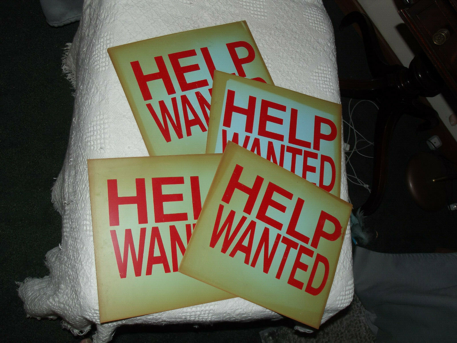 Old Help Wanted Sign