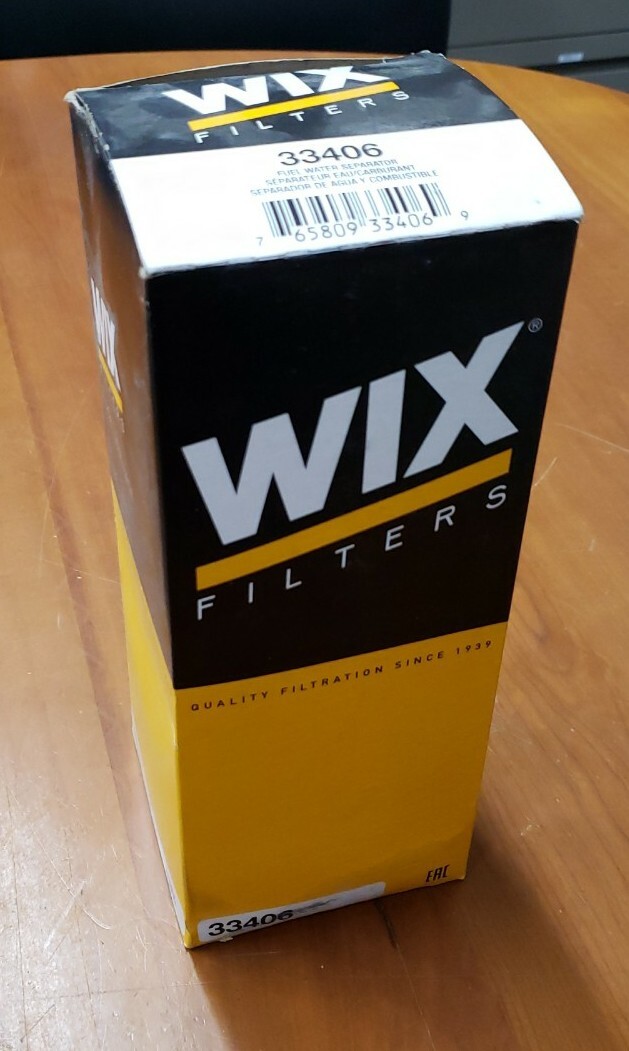 WIX 33406 - Fuel filter cross reference