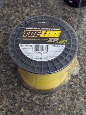 TUF-Line XP Yellow 130 lb Test 600 yards Multifilament Braid Fishing ...