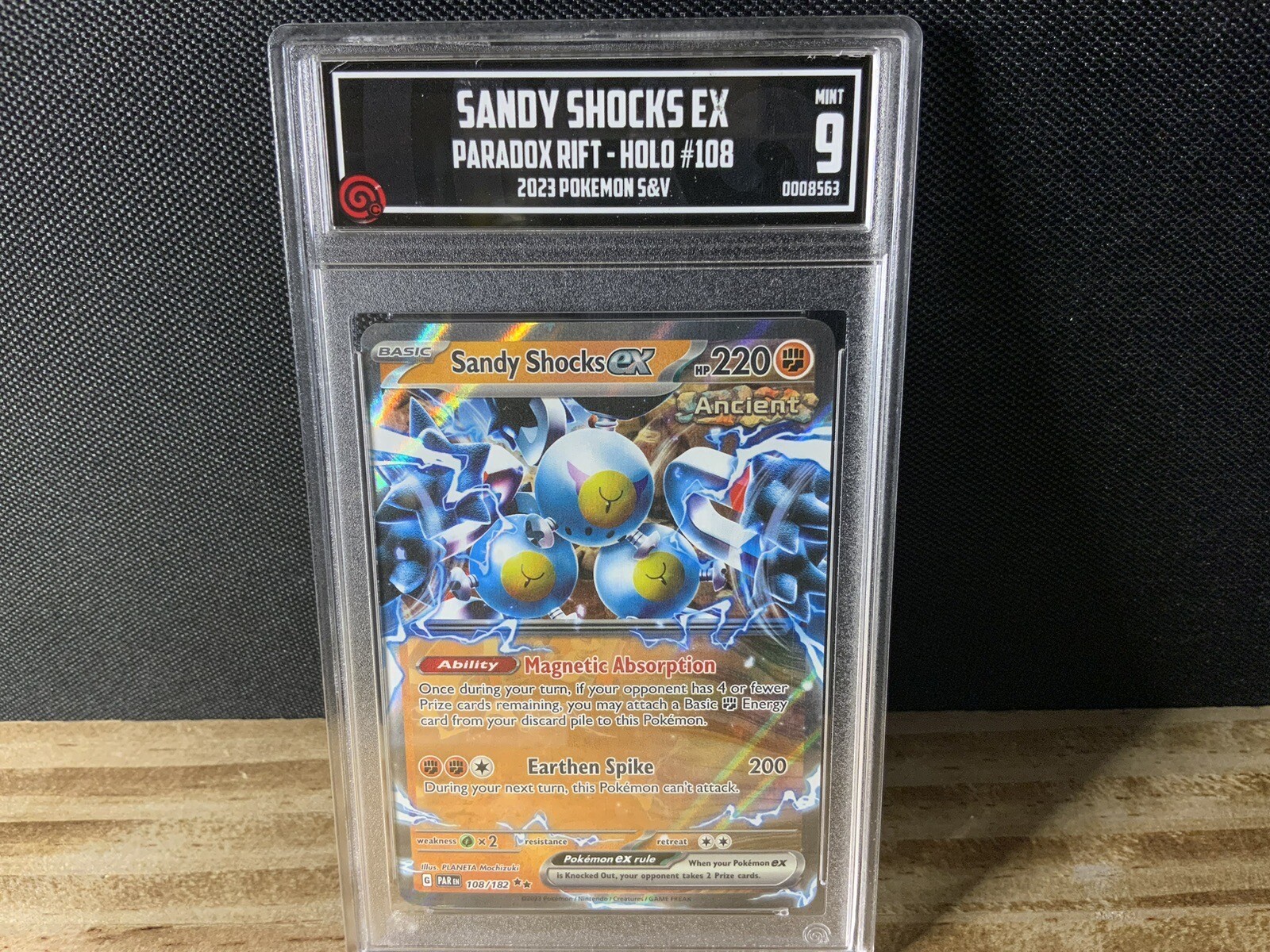 Sandy Shocks ex 108/182 (Double Rare) Paradox Rift Mint Pokemon TCCG 9 ...