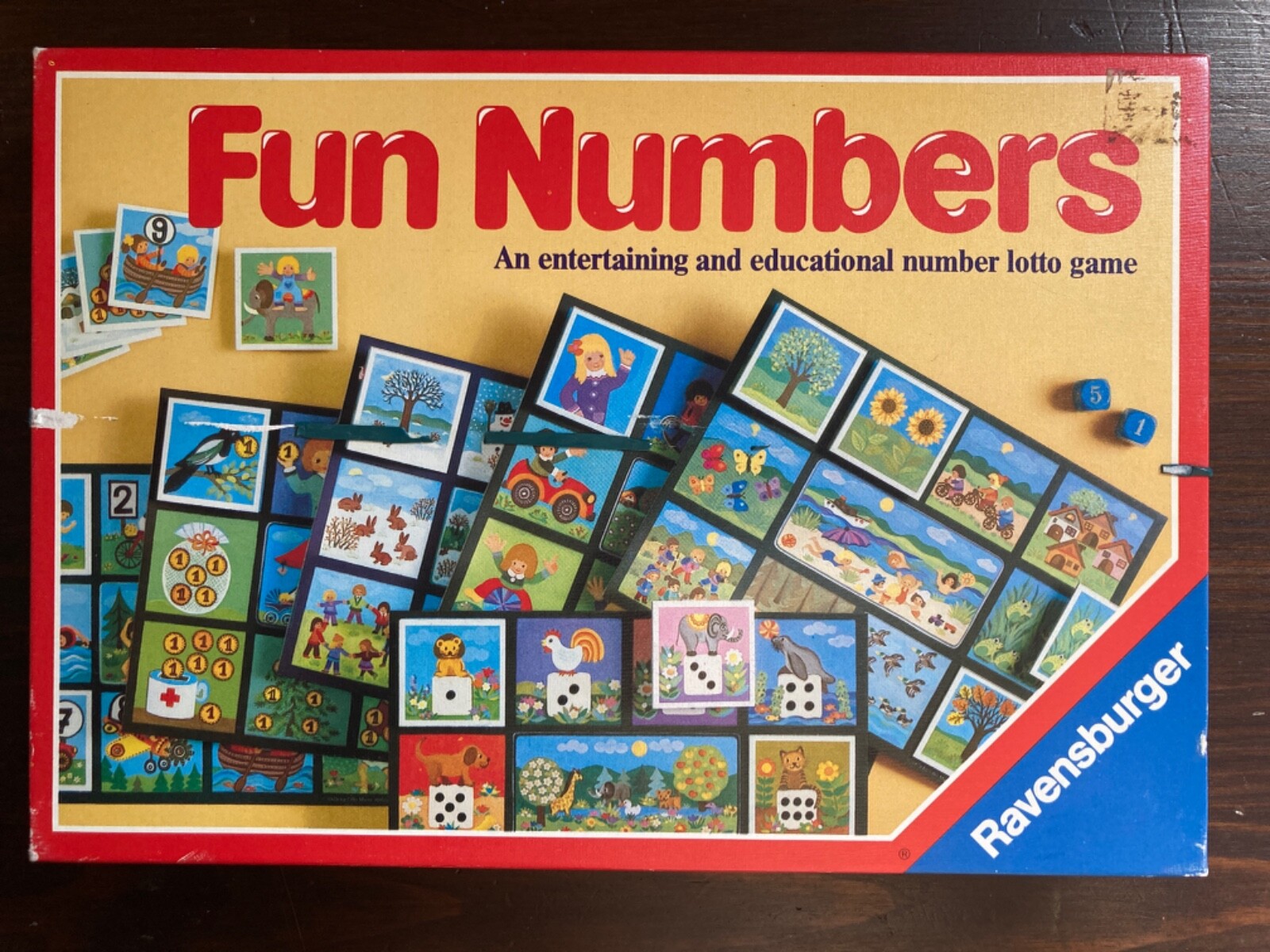 Ravensburger Fun Numbers 1982 Vintage game | eBay