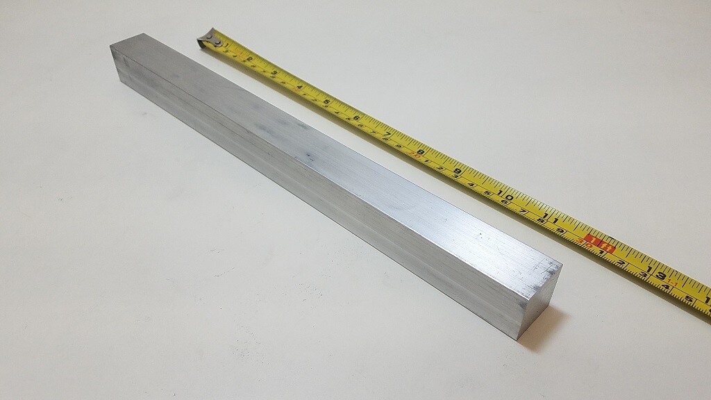 6061 Aluminum Square Bar, 1" Square x 12" long, Solid Stock, T6511 | eBay