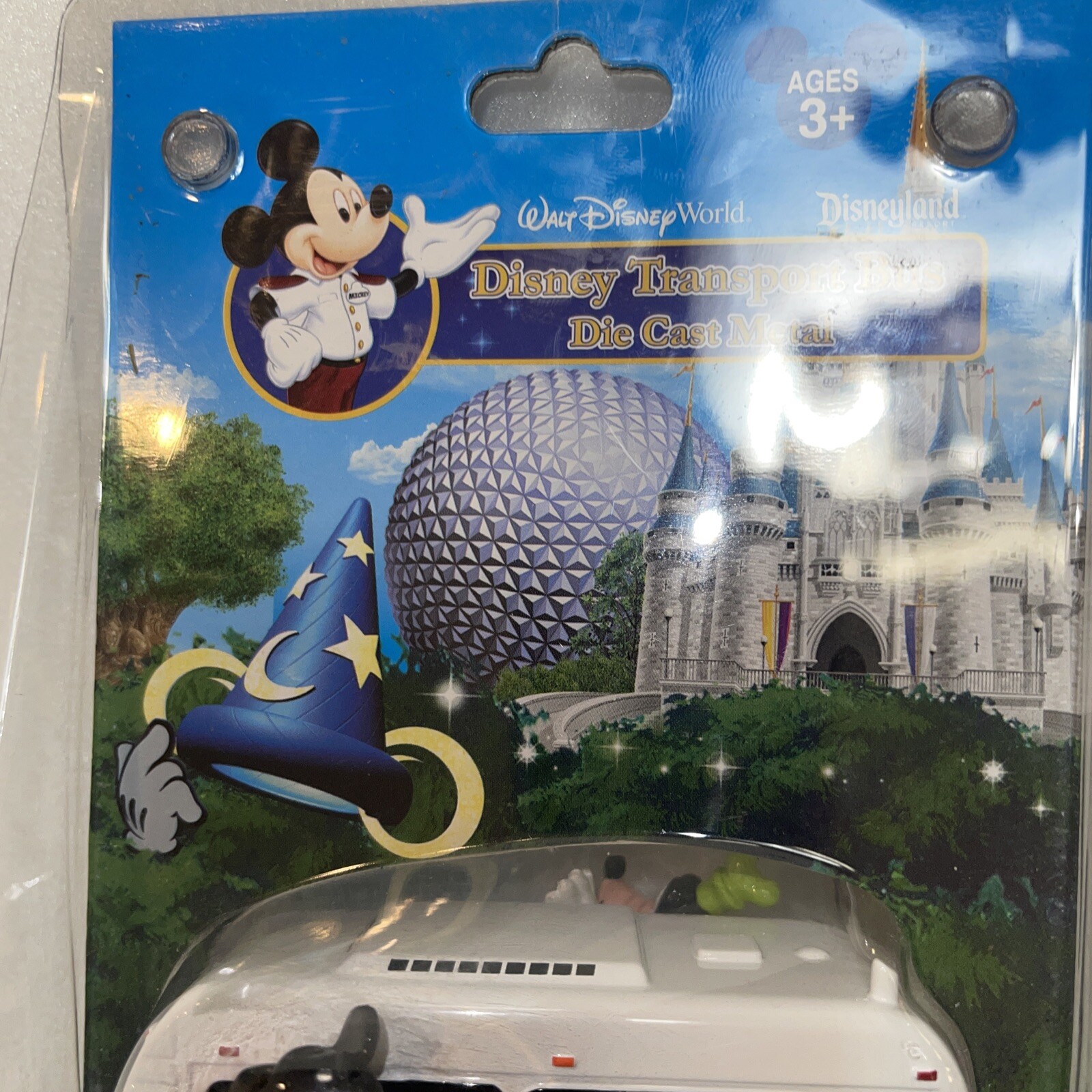Disney Theme Park Collection WDW Die Cast Metal Vehicle Transport Bus ...
