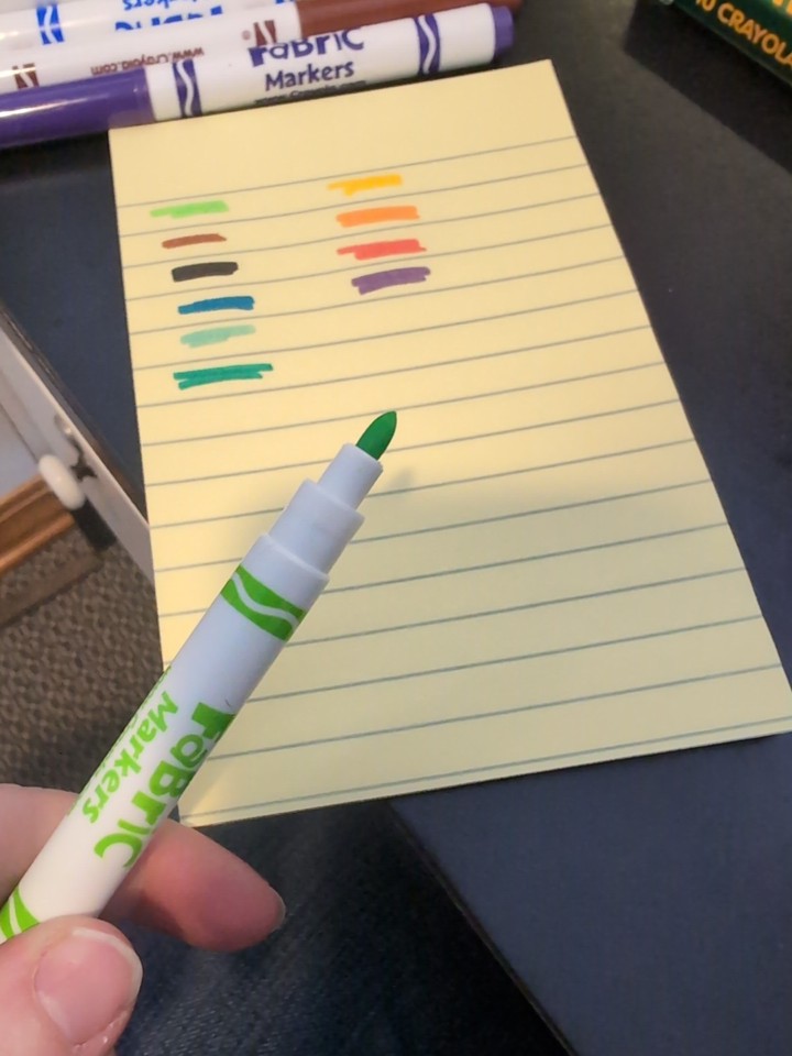 Vintage Crayola Fabric Fine Line Markers Pack of 10 Markers 2002 | eBay