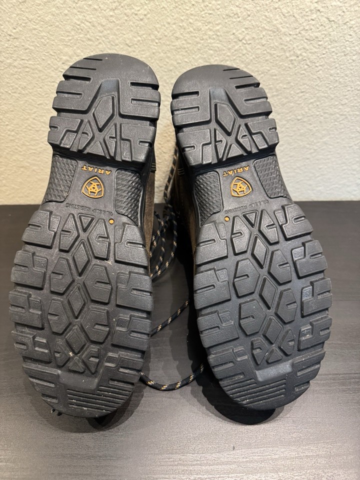ARIAT Women's Size 9 B Treadfast 6" Waterproof Steel Toe Work Boots ...