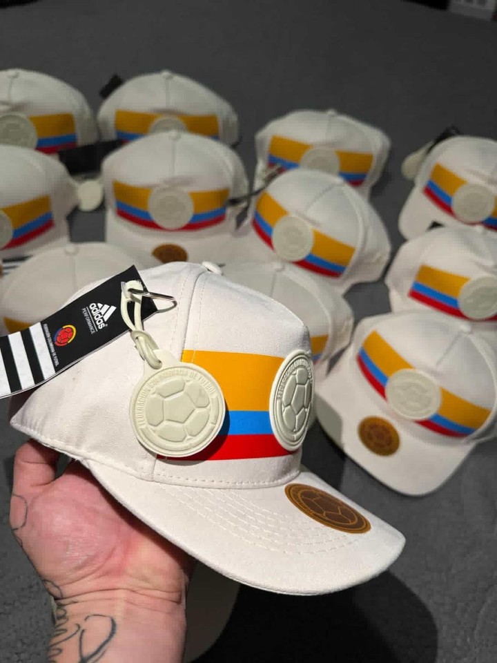 Adidas Colombia FCF Football Cap White Adjustable Limited Edition ...
