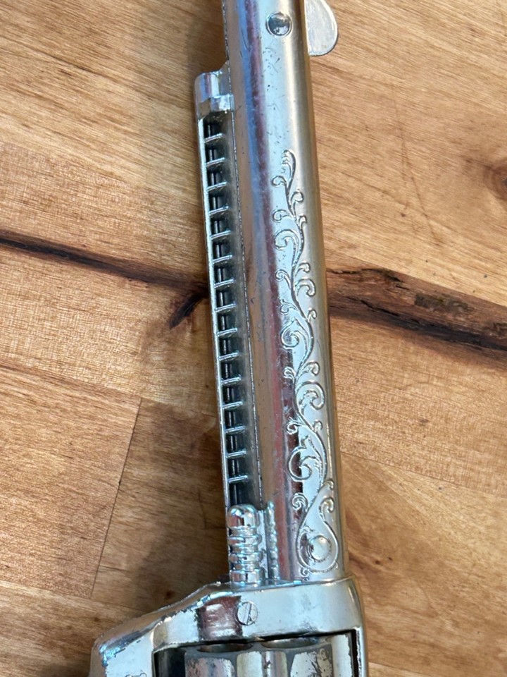 VTG Mattel FANNER 50 Die Cast Cap Gun Plastic Stag Grip Western Cowboy ...