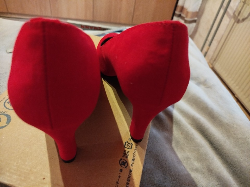 Pumps, Damen ,Spitz ,High Heels,Rot Matt,Drag Queen, Schuhe EU42 | eBay.de