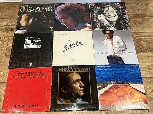 200 X VINYL RECORDS COLLECTION JOB LOT WOODEN BOX INCLUDING | eBay UK