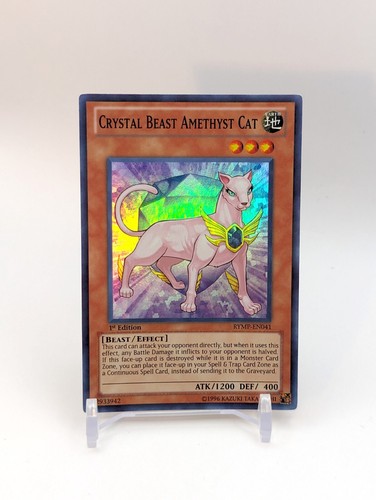 Crystal Beast Amethyst Cat RYMP-EN041 1st Edition Super Rare NM | eBay