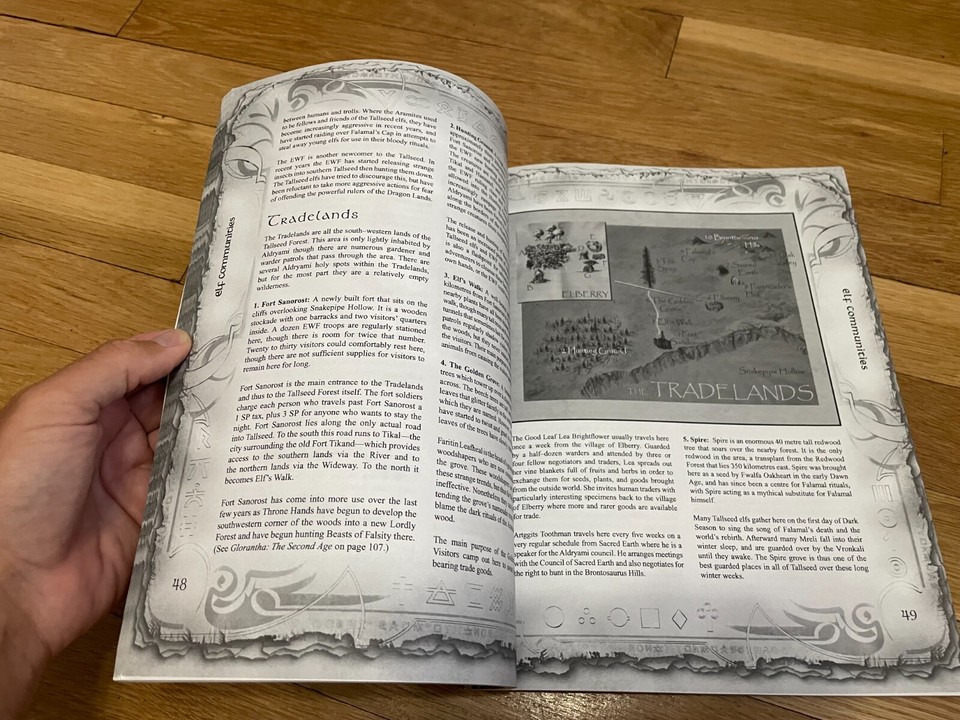 Runequest Elfs A Guide to the Aldryami SC Glorantha The Second Age | eBay