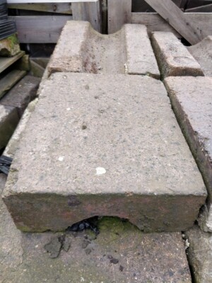 Reclaimed Blue/Black Clay Gully Brick Stone Drainage Gutter Per Ft 40 ...