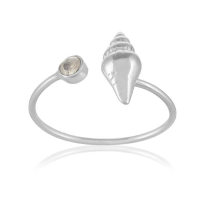 925 Sterling Silver Conch Shell Ring for Women Stylish & Unique Jewelry ...