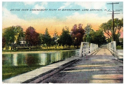 Vintage Postcard 1910 Branchport Bridge, over Shrewbury River, Long ...