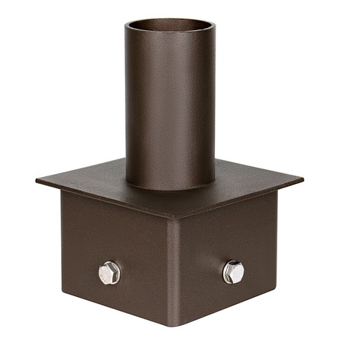 5 Inches Slip Fitter Tenon Adaptor Square Pole Top Bracket for Shoebox ...