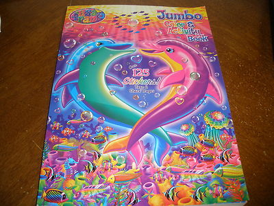 Lisa Frank Jumbo Color & Activity Book with 125 Stickers Tear & Share ...