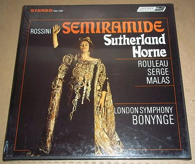 Sutherland/Horne/Bonynge ROSSINI Semiramide - London OSA 1383 SEALED | eBay