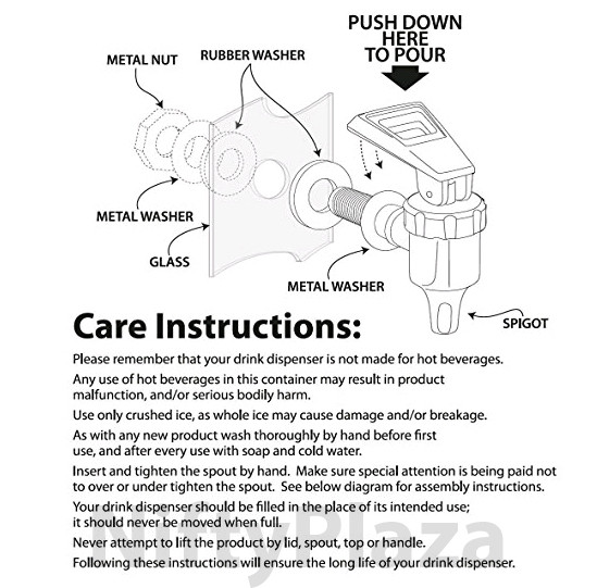 Beverage Dispenser Spigot Faucet - Stainless Steel – Premium 16mm ...