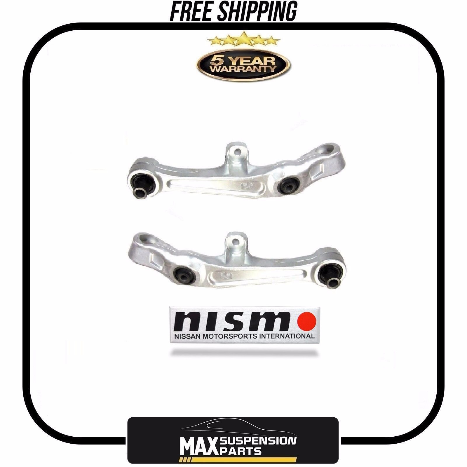 Set of 2 Front Lower Control Arms Pair Fits Infiniti G35 Nissan 350Z | eBay
