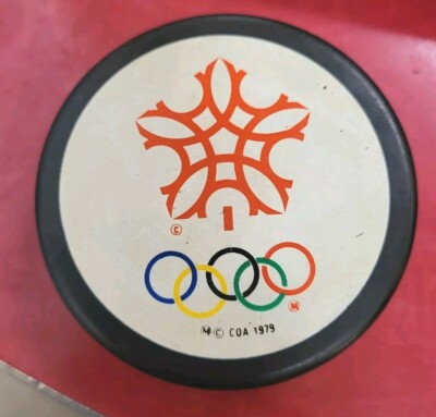 Rare Original Vintage 1988 WINTER OLYMPICS PUCK CALGARY GENERAL TIRE ...