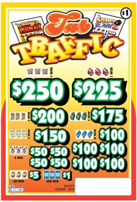 NEW pull tickets TAB TRAFFIC - Instant Tabs | eBay