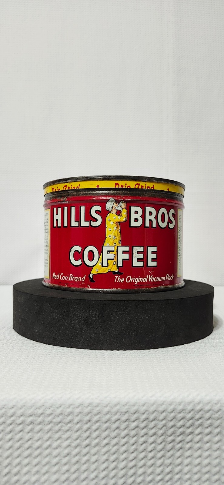 Vintage Clean 1 lb. Hills Bros Brothers Key Wind Coffee Tin Can | eBay