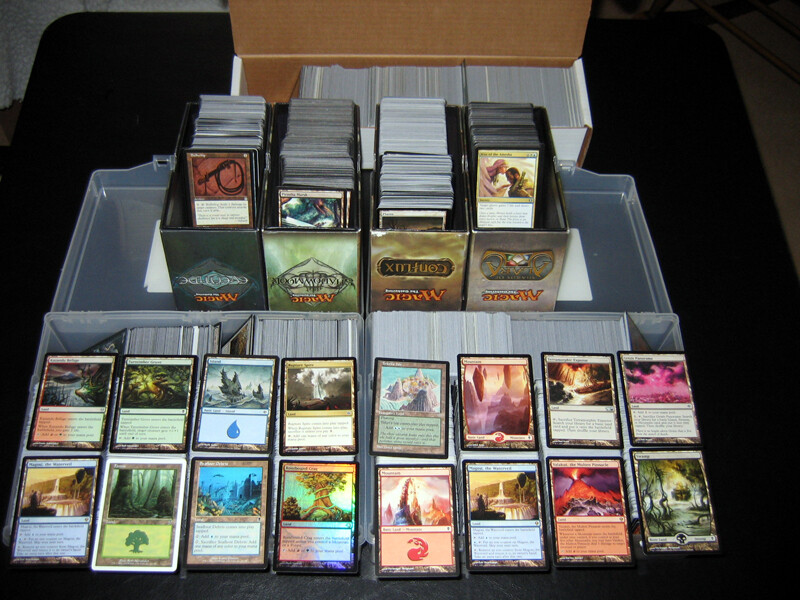 50 LAND MAGIC THE GATHERING MTG CARDS LOT WITH RARES BASIC & NON BASIC ...