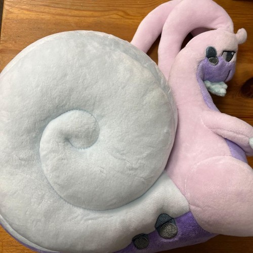 Pokemon Center Hisui Goodra Plush Toy 12in Soft Pink/Gray/Purple Used ...