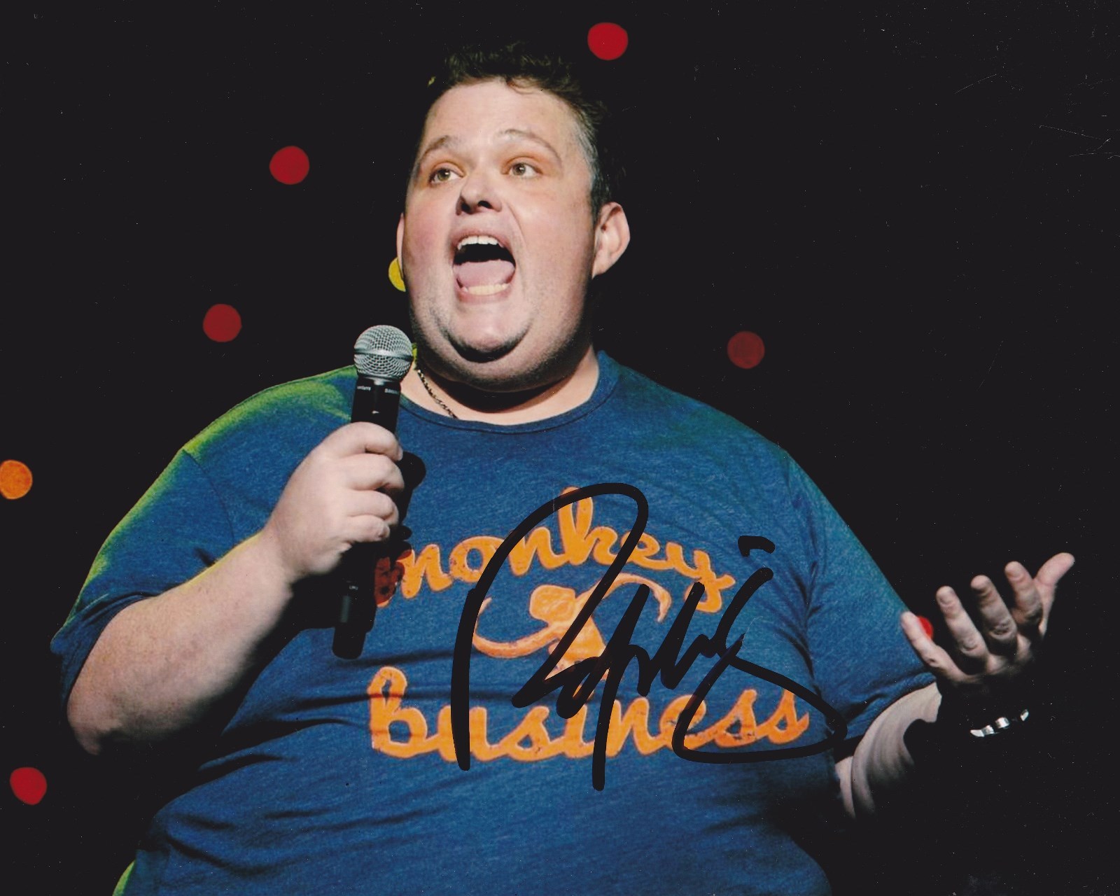 Comedian Ralphie May Autographed 8x10 Photo (Reproduction) | eBay