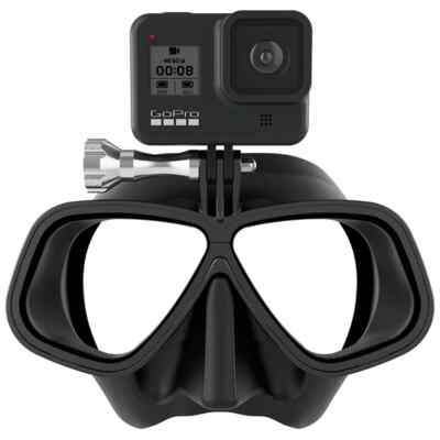 NEW Octomask Freediver Scuba Diving Mask GoPro Hero Camera Mount Black ...