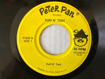 Peter Pan Players PUFF N TOOT 1970's Peter Pan 45 rpm single G+ $1 ...