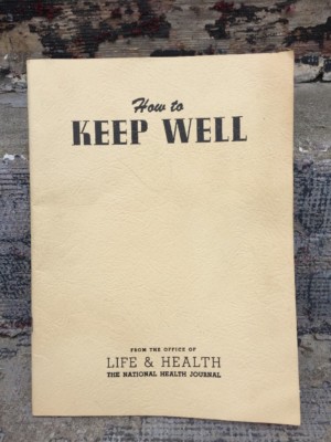 Vintage How To Keep Well Booklet National Health Journal 1940's Vtg | eBay