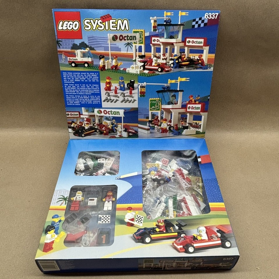 Vintage 1996 LEGO Fast Track Finish Octan Racing Set 6337 - NEW ...
