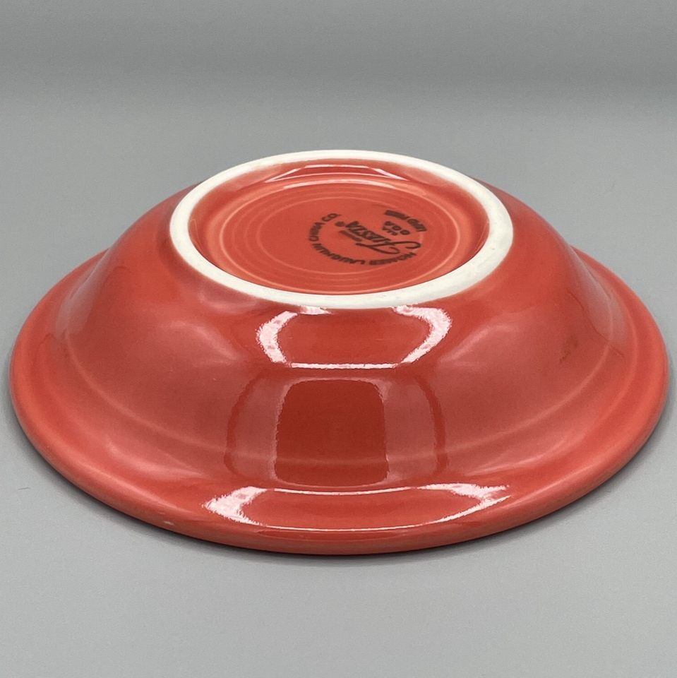 Fiestaware Persimmon Fruit/Dessert/Sauce Bowl 5 3/8" GQA Mark USA VTG ...